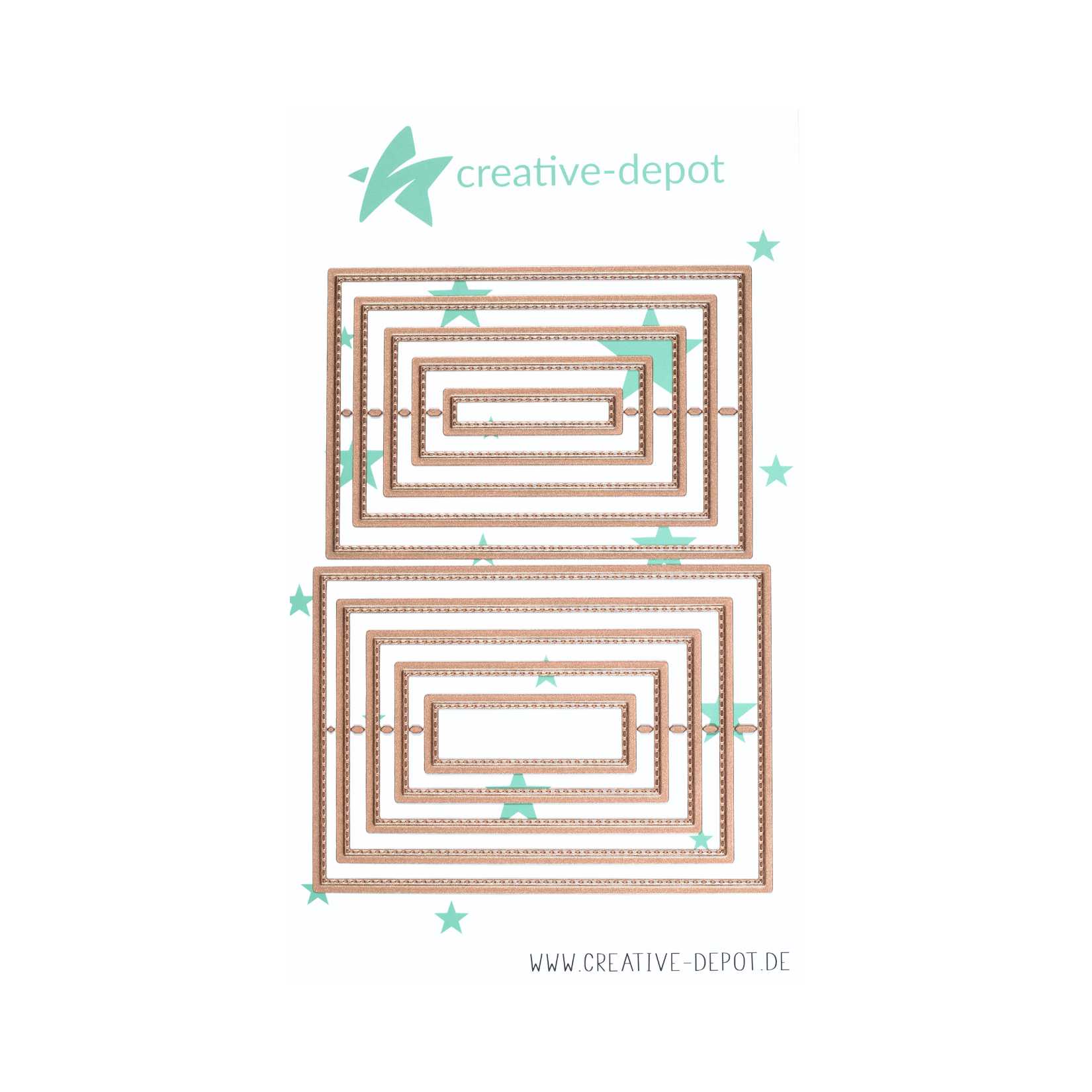 Die - Basic - Basis Rechtecke - Set A - Stitched